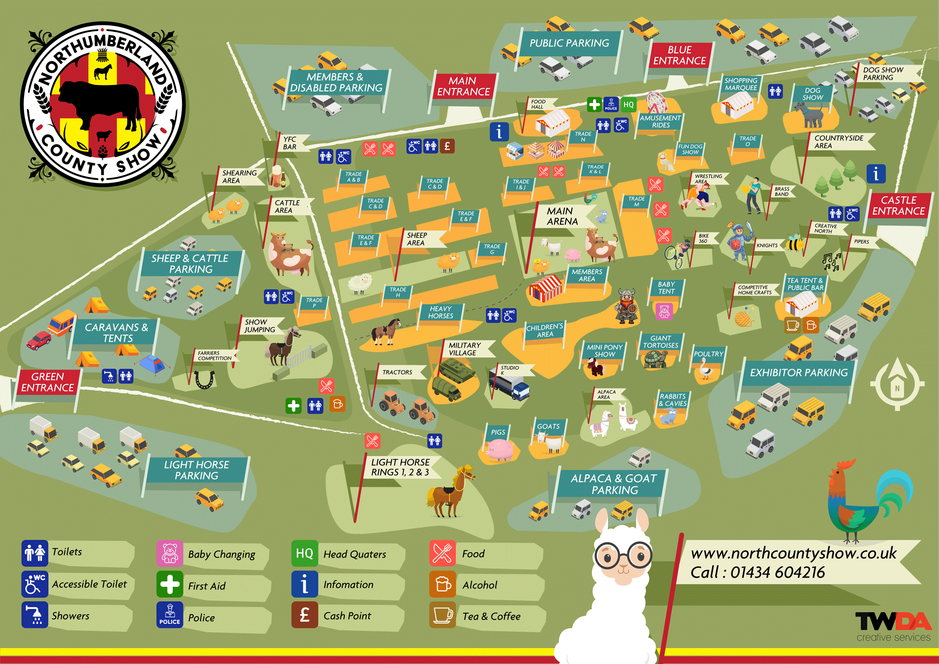 Northumberland County Show brand transformation | TWDA